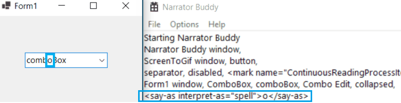 Accessibility: Narrator cannot focus entire texts and announce "Document selected" when pressing ...