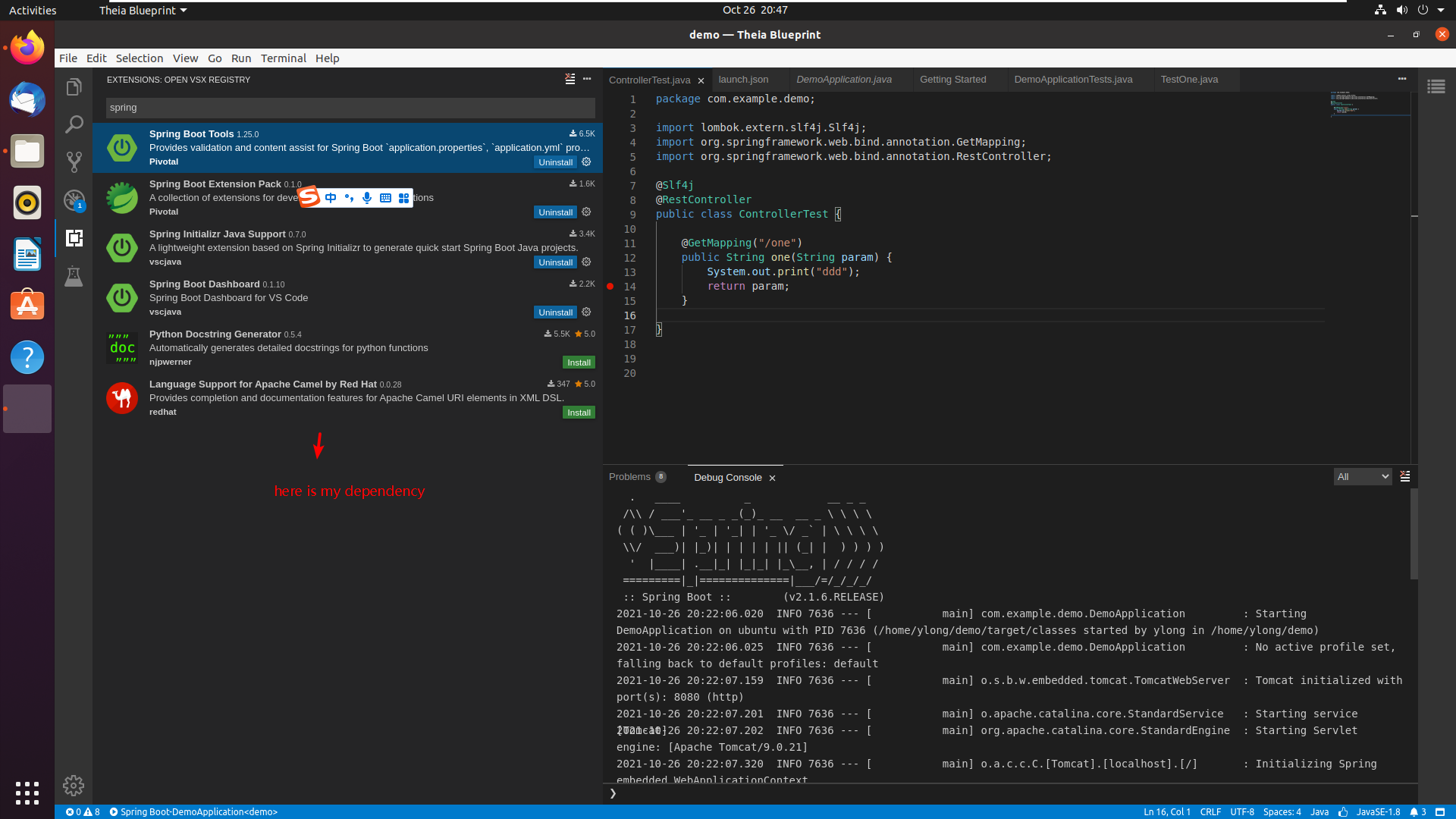 theia can run springboot, but not debug springboot, why? · Issue #10329 · eclipse-theia/theia ...