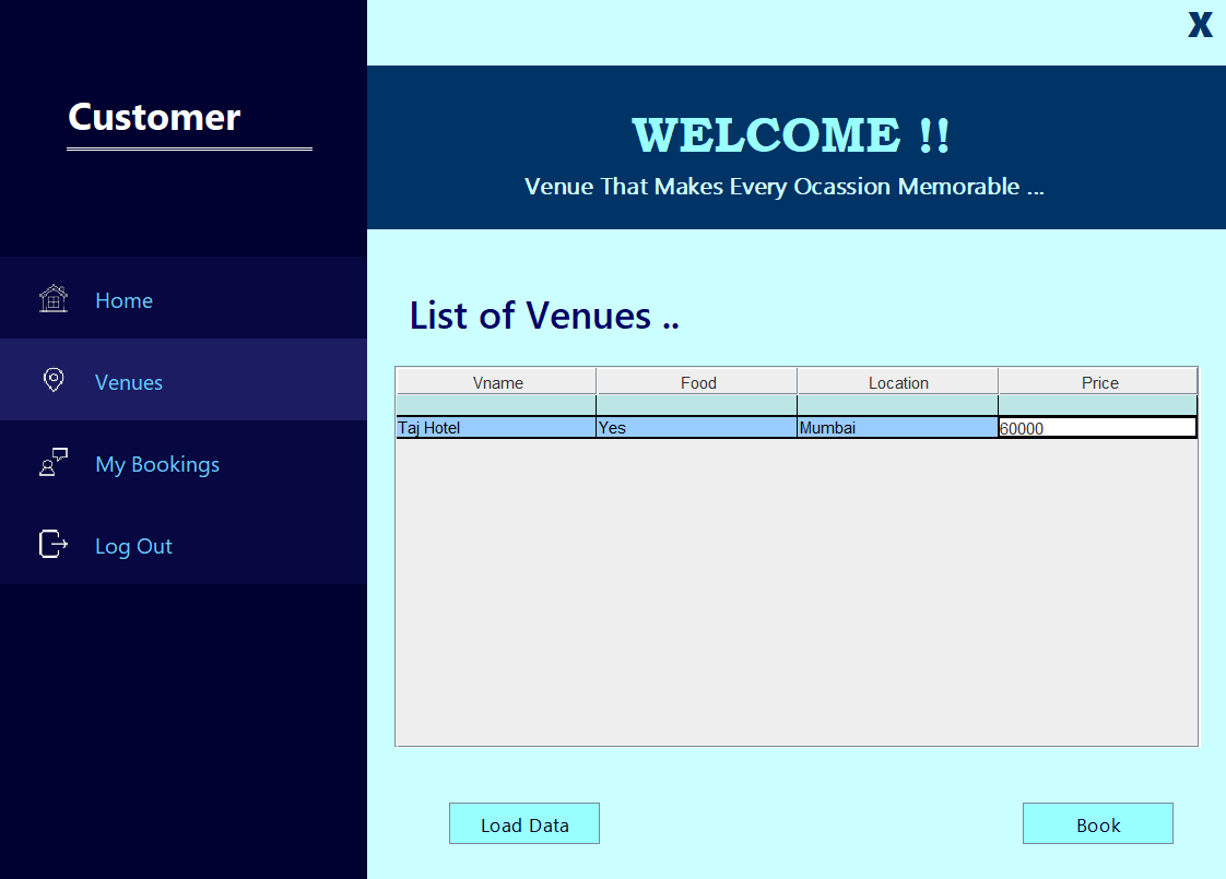 GitHub - pratikshahake26/Venue-Booking-System: JAVA-MySQL DBMS project