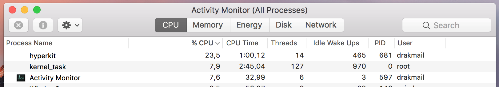 High HyperKit CPU usage after upgrade · Issue #1897 · docker/for-mac · GitHub