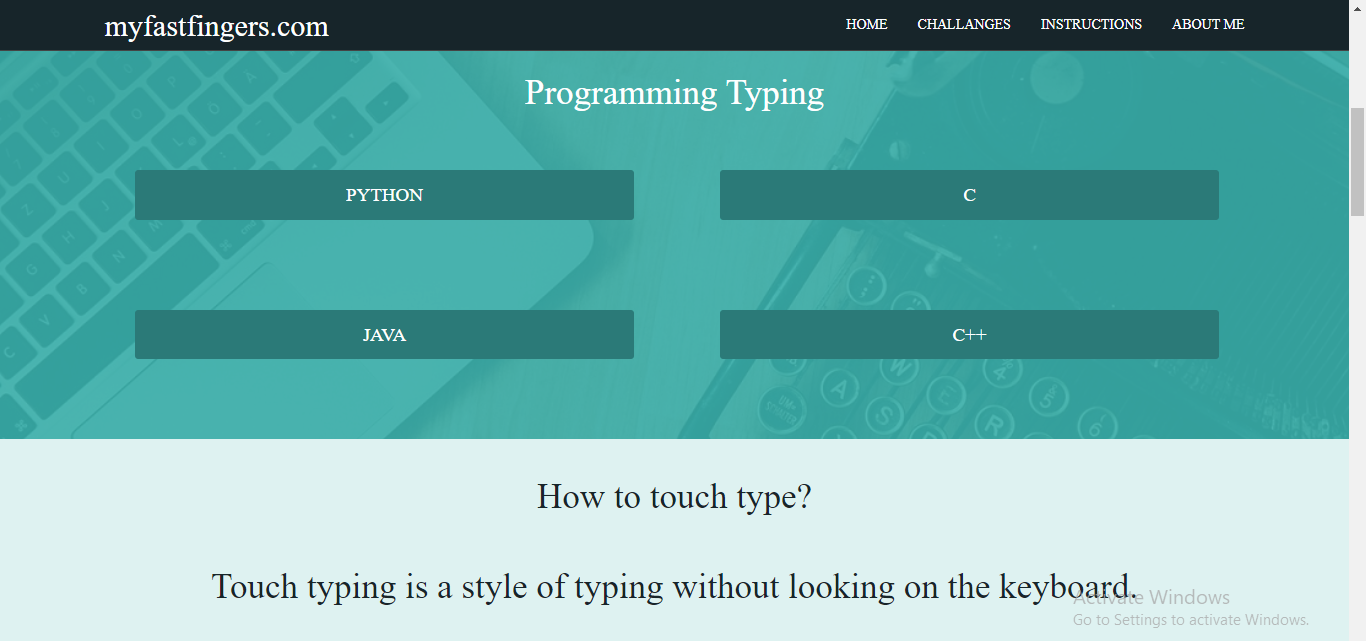 GitHub - bhagat121/Online_Typing_Website: online typing website using ...