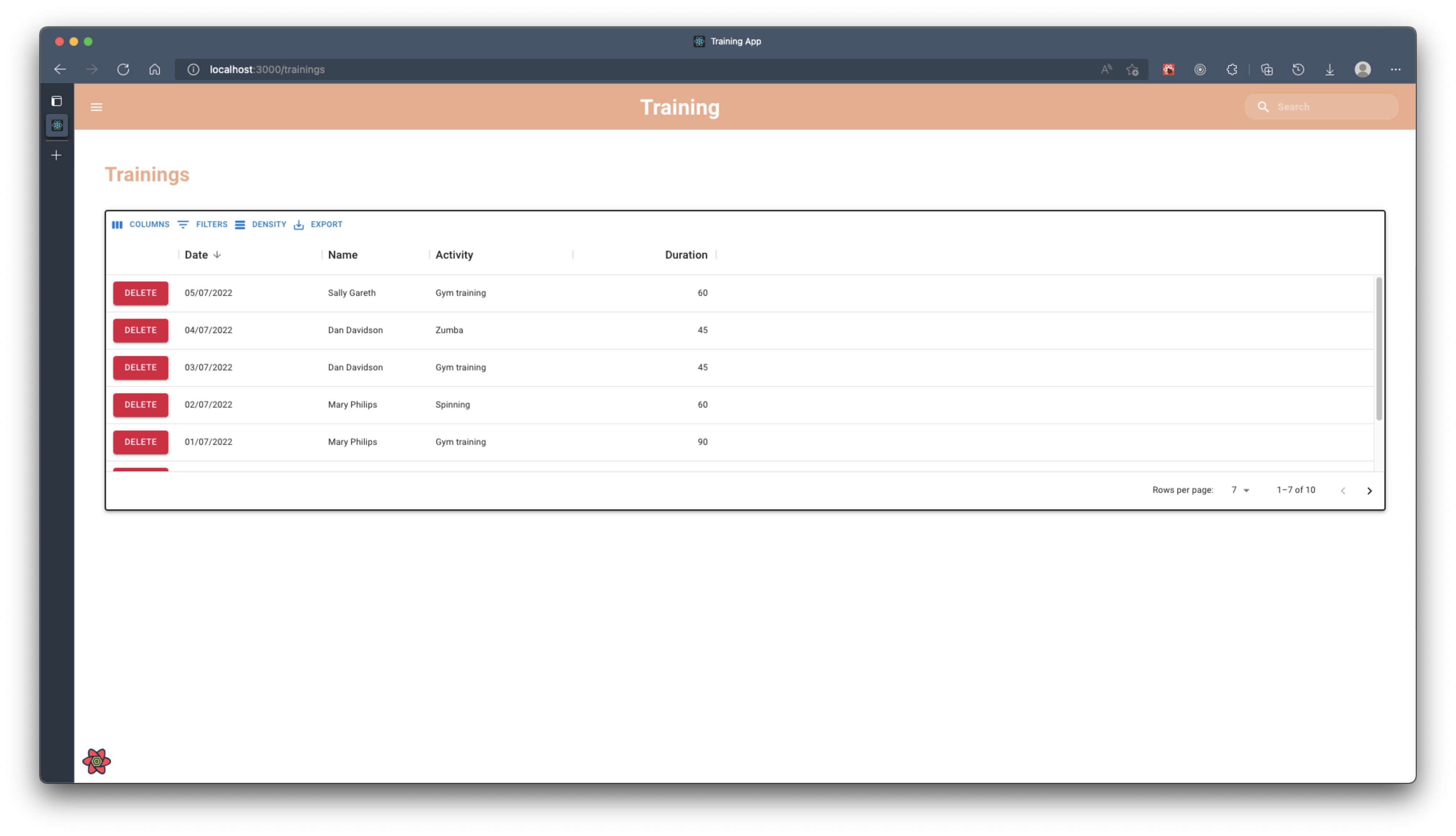 GitHub - nguyenfamj/training-app-frontend: School-based projects built with React, MaterialUI ...
