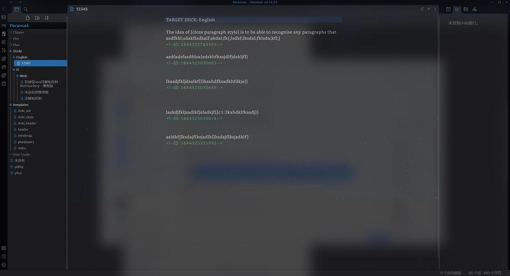 Cloze Paragraph style regex is not converted · Issue #316 · ObsidianToAnki/Obsidian_to_Anki · GitHub
