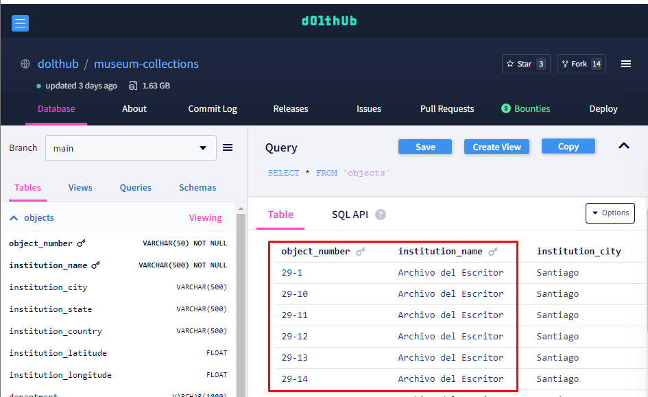 SQL API returns isPrimaryKey as false always. · Issue #244 · dolthub/dolthub-issues · GitHub
