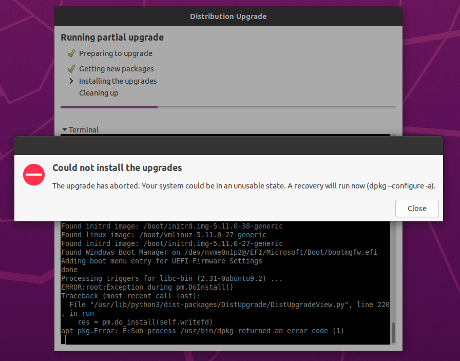 Installing O3DE on Ubuntu breaks the Package Manager · Issue #7111 · o3de/o3de · GitHub