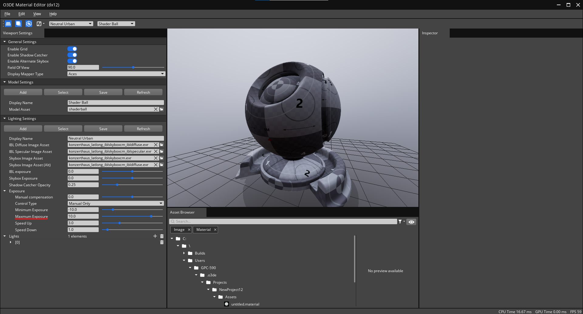 Material Editor Viewport settings have a typo · Issue #7428 · o3de/o3de · GitHub