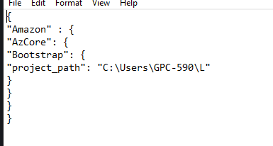 Invalid project path error message includes a wrong path · Issue #9334 · o3de/o3de · GitHub