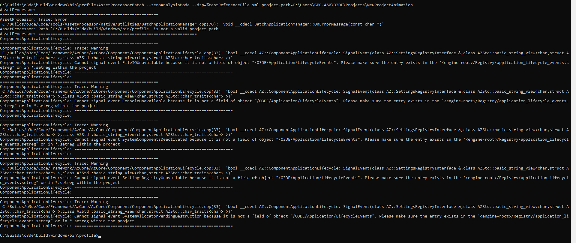 Running Missing Dependency Scanner results in 1 error and 5 warnings · Issue #14974 · o3de/o3de ...