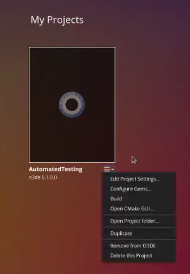 Linux Create Desktop Shortcut Option Is Missing In Context Menu Of Project In Project 
