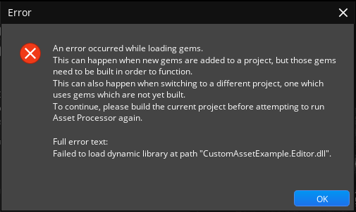 Multiple Gems are not building correctly · Issue #4237 · o3de/o3de · GitHub
