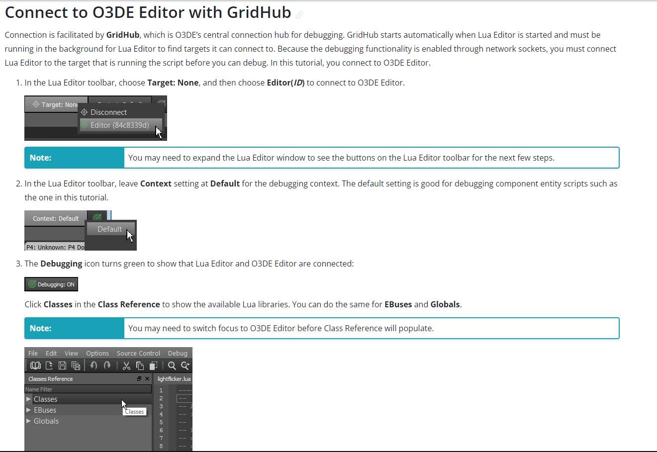 Lua Editor breakpoints are not triggered when entering the Game Mode · Issue #7318 · o3de/o3de ...