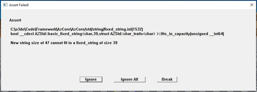 Entering the Game Mode with a failed Script Canvas graph assigned to a ...