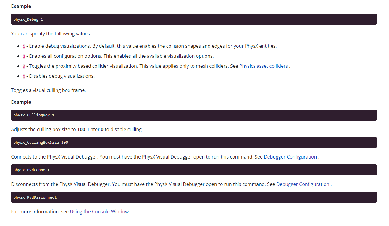 [ISSUE][DOCS] Multiple content issues with the Debugging PhysX ...