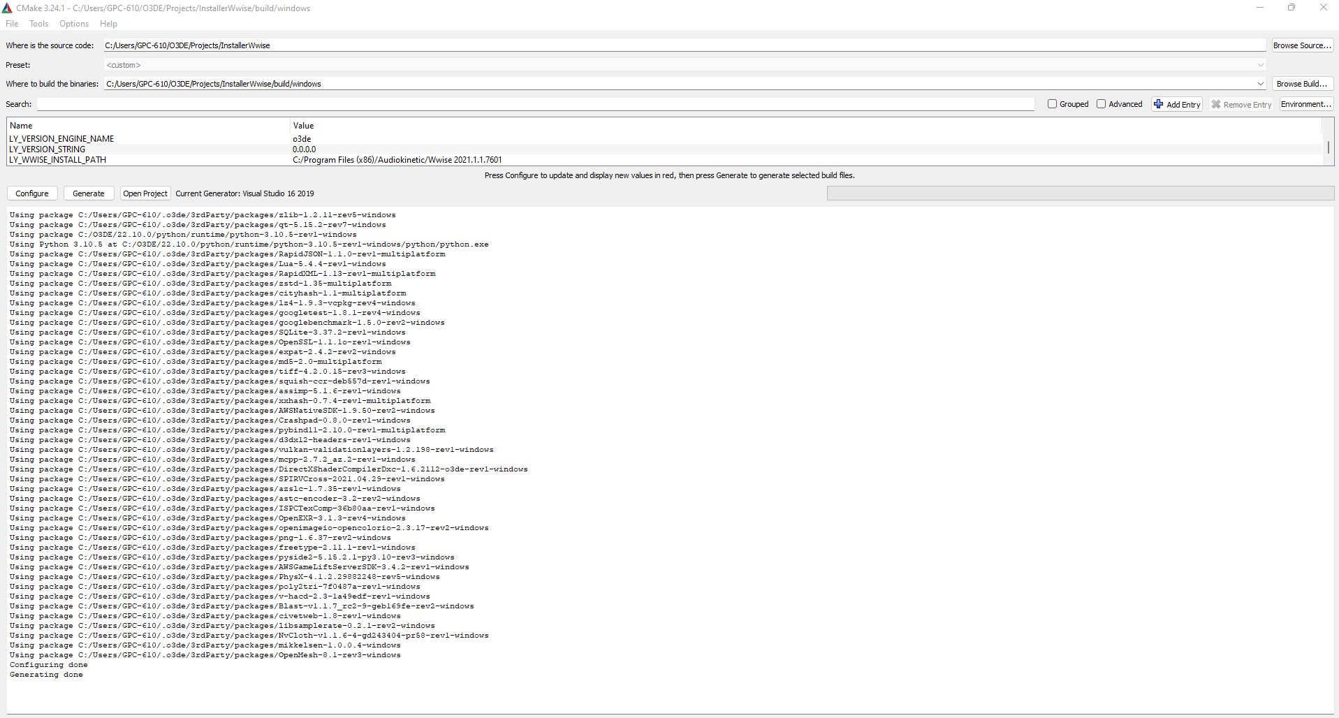 Wwise Setup Does Not Work On Installer Projects · Issue 12962 · O3deo3de · Github 