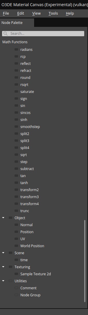 Material Canvas nodes have inconsistent letter casing · Issue #12986 · o3de/o3de · GitHub