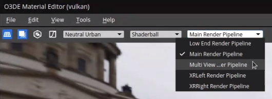 Multi View Render Pipeline is cut off in the Material Editor dropdown · Issue #13361 · o3de/o3de ...
