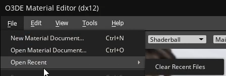 Feature Request: Add "Open Recent" option to Lua Editor · Issue #14078 · o3de/o3de · GitHub