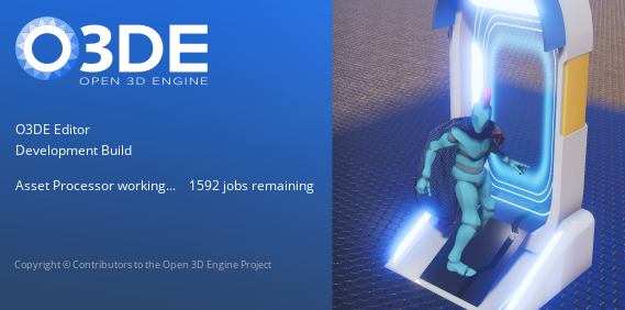 Linux: Project startup splash screen does not display jobs remaining · Issue #14223 · o3de/o3de ...