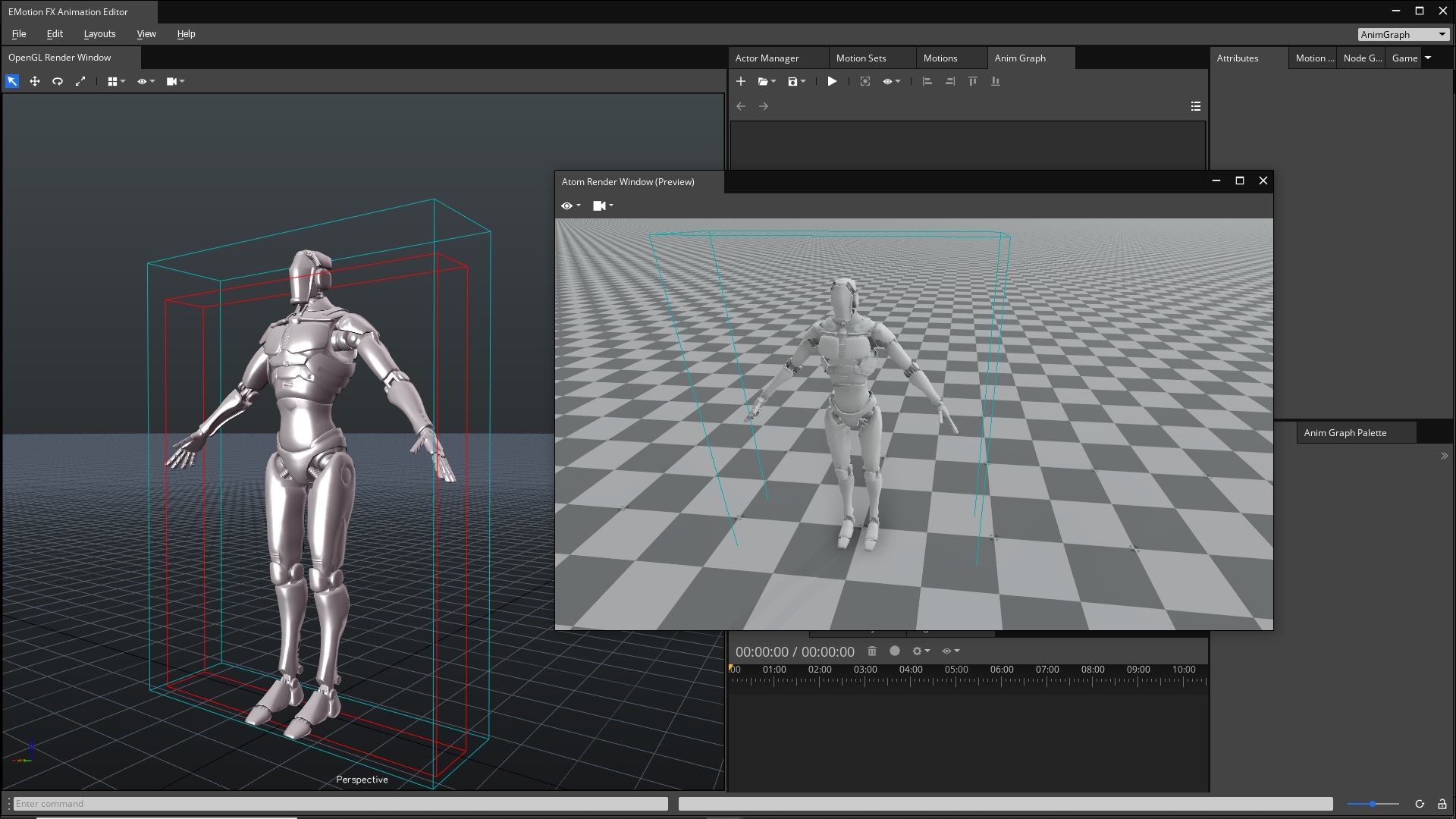 Animation Editor: Actor Bounding Boxes show only one box in Atom Render Window · Issue #6525 ...