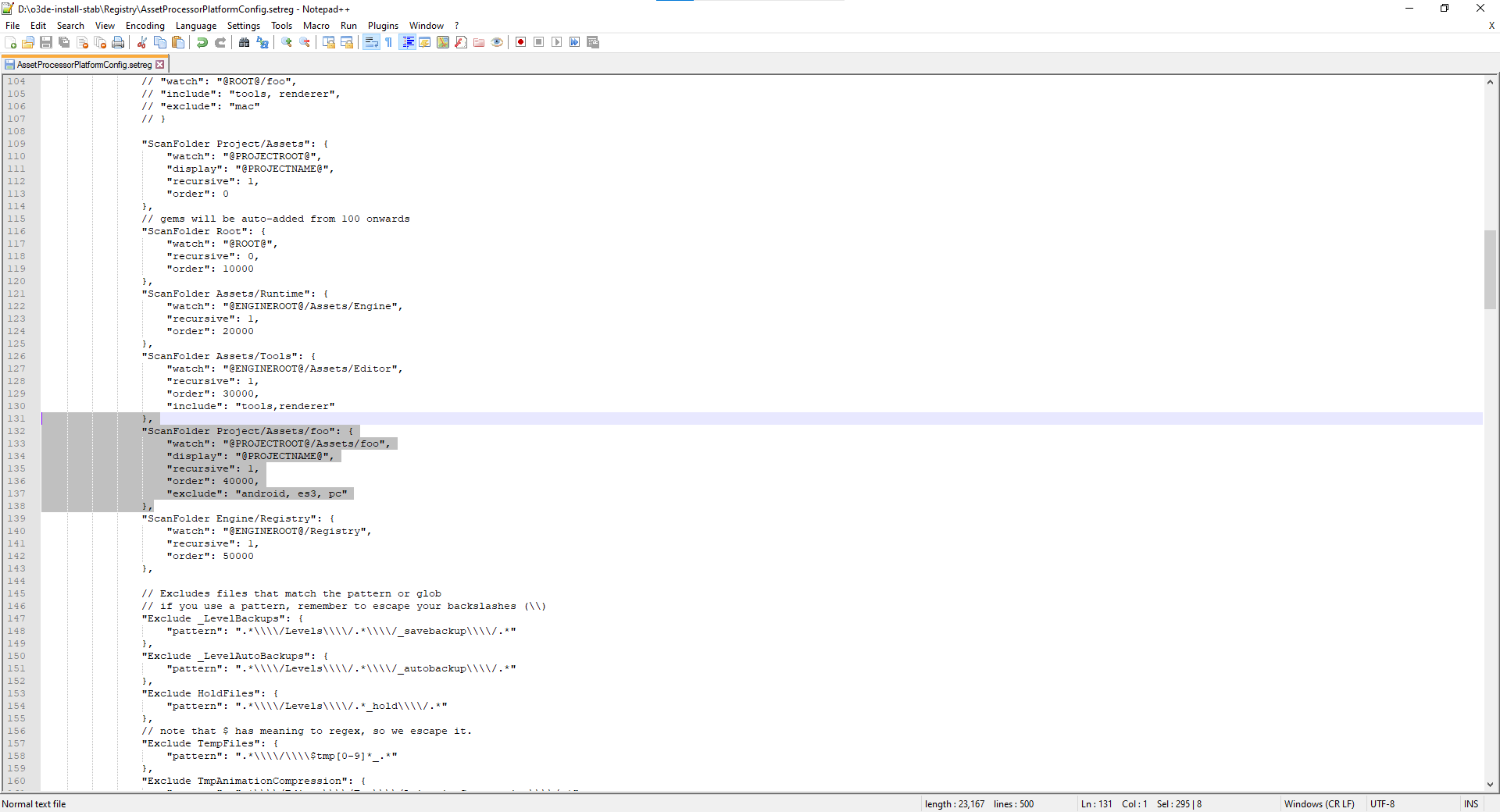 Asset Processor ignores the exclude and include platforms when processing assets · Issue #5302 ...