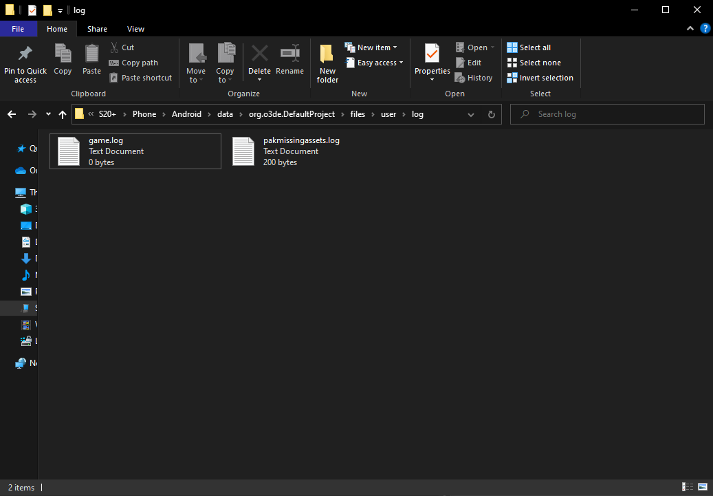 [Android] The .log files are not properly generated on the device after ...