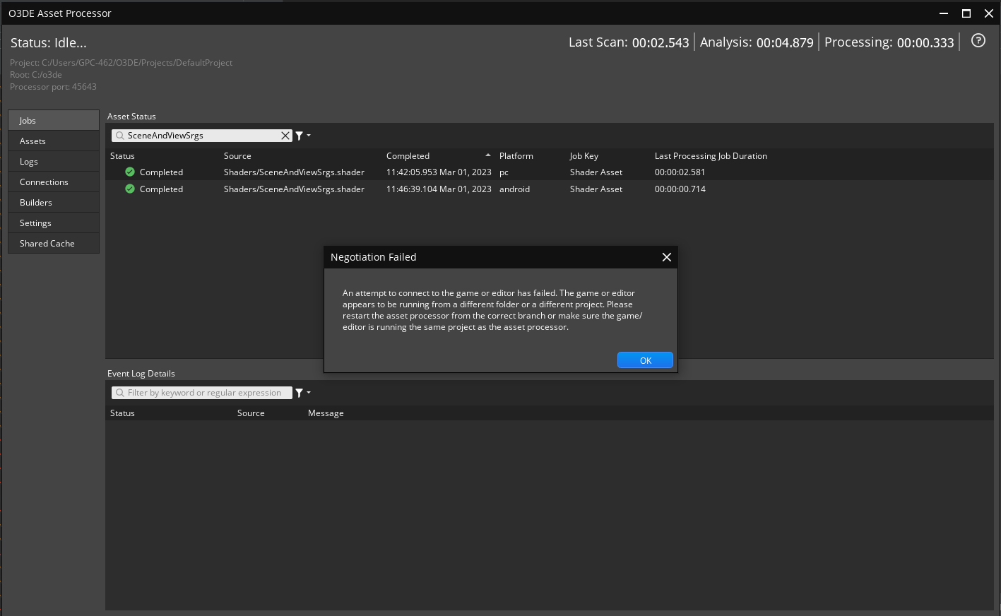 [Android] The Default Project app does not launch with assets by VFS setup · Issue #12839 · o3de ...