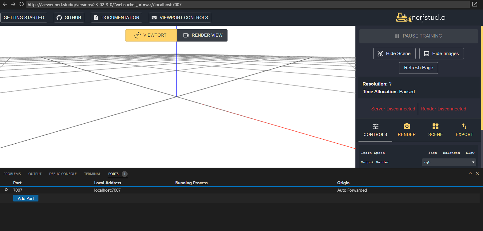 About auto tunnel establishing · Issue #1451 · nerfstudio-project/nerfstudio · GitHub