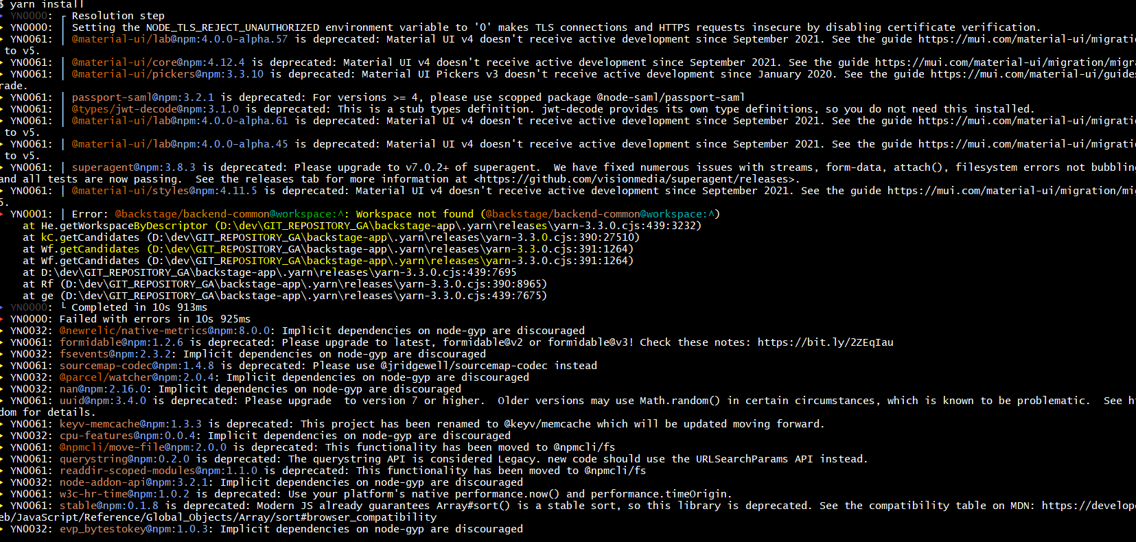 🐛 Bug Report: Yarn 3 migration issue after migrating from 1.4.0 to 1.8.2 · Issue #15053 ...