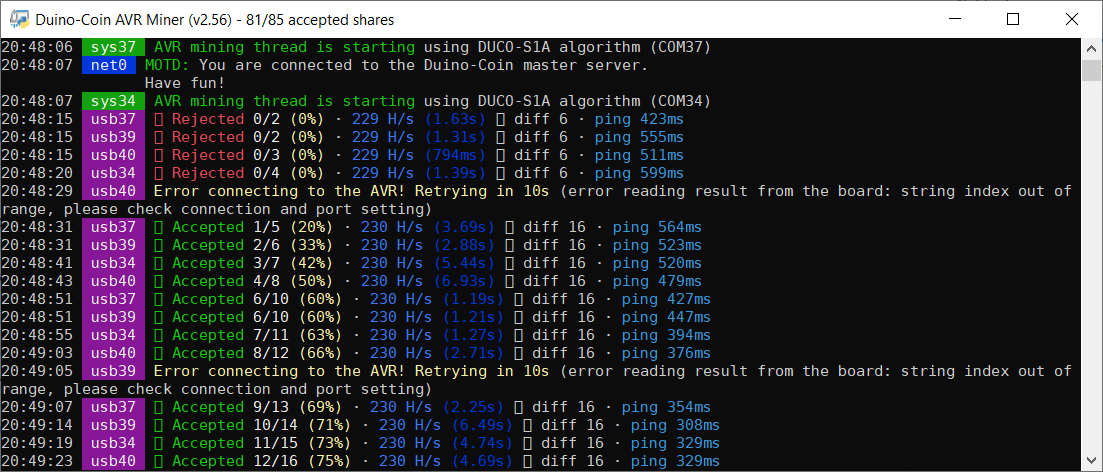 Increasing the difficulty of mining on arduino · Issue #681 · revoxhere/duino-coin · GitHub