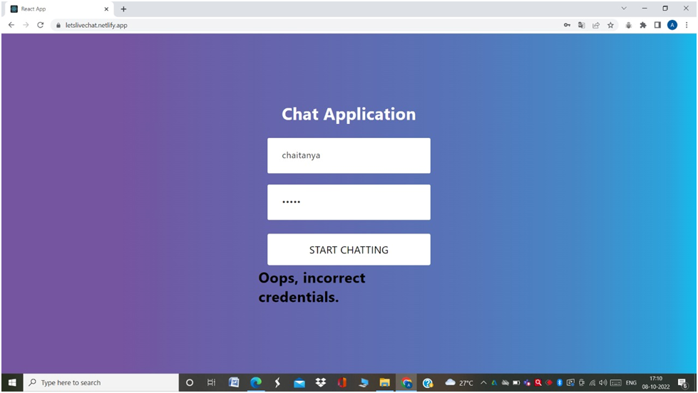 GitHub - Adityaoza93/Live-Chat-Appication: live chat web app using react and chat engine.io