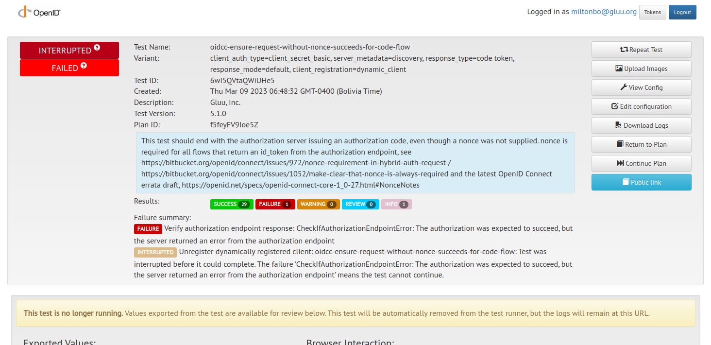Error in nonce validation · Issue #1795 · GluuFederation/oxAuth · GitHub