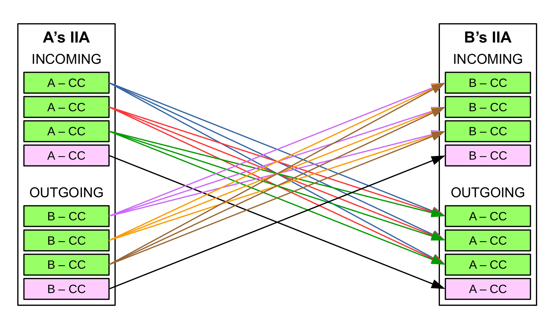 An intermediate analysis of the IIA management: problems and model ...
