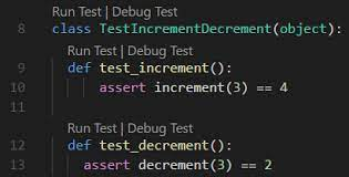 Python testing UI does not allow you run all the tests in the file ...