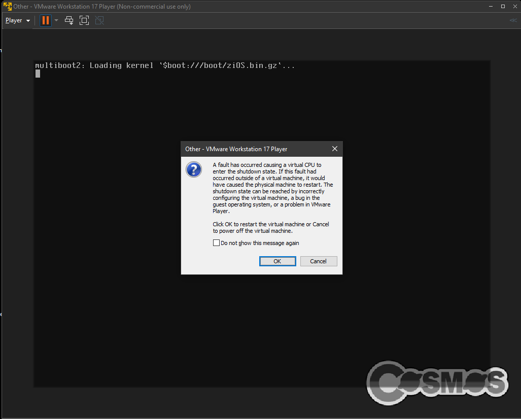 Limine crashses by holding any key before the 'Cosmos layer' starts. · Issue #2651 · CosmosOS ...