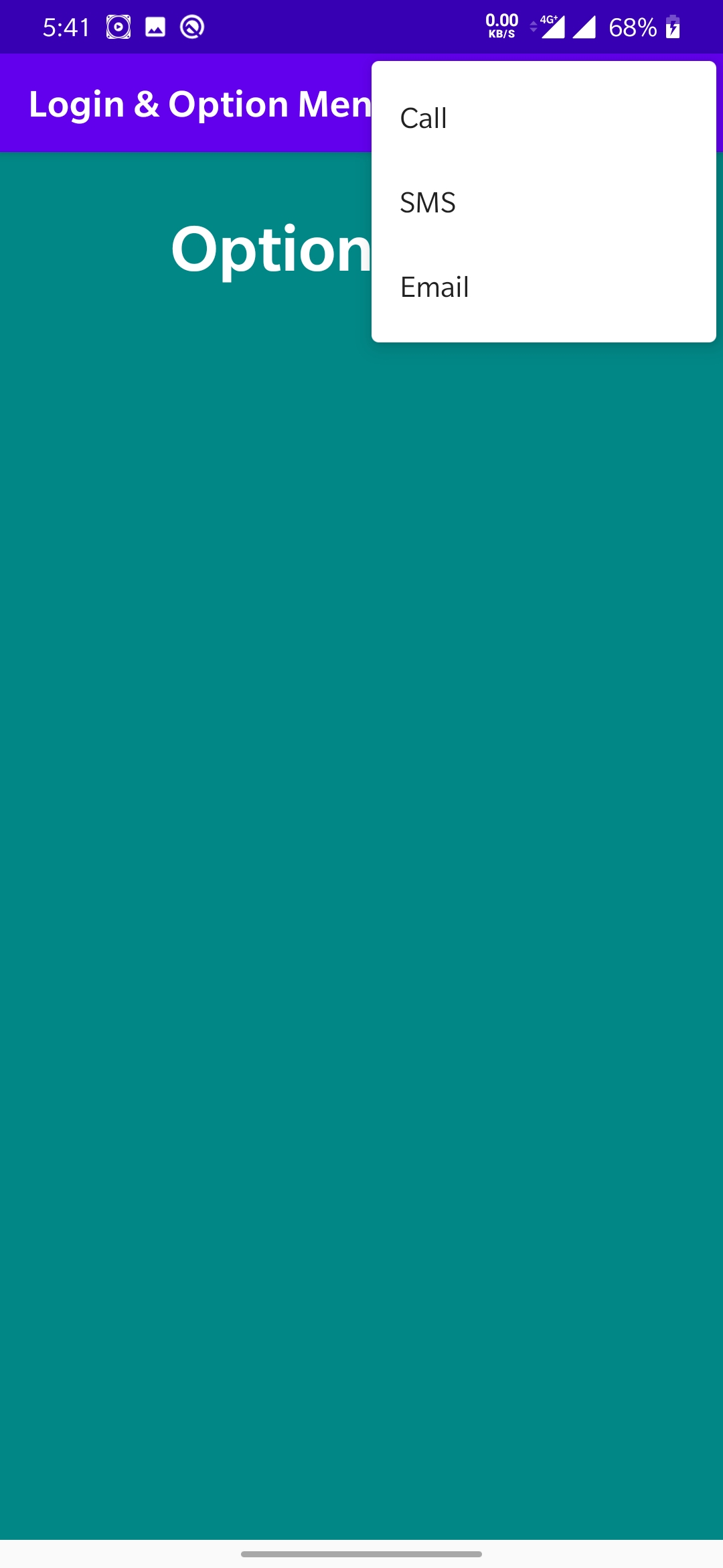 GitHub - SahilKhambe/Login-Page-and-Option-Menu