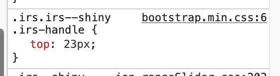Slider handle is in wrong location when used with Quarto · Issue #748 · posit-dev/py-shiny · GitHub