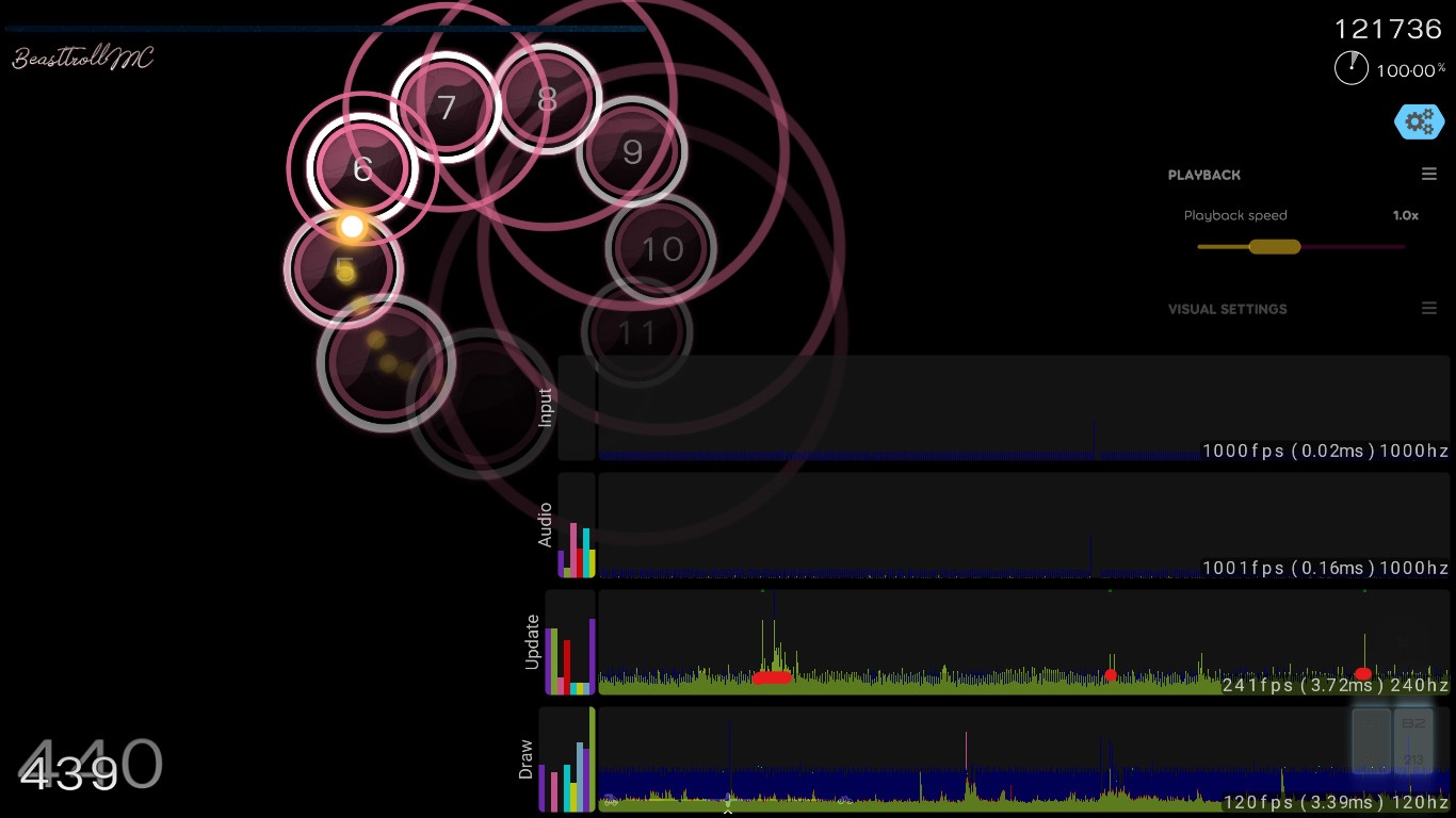 Consistent frame stutters occuring only when playing a map · ppy osu ...