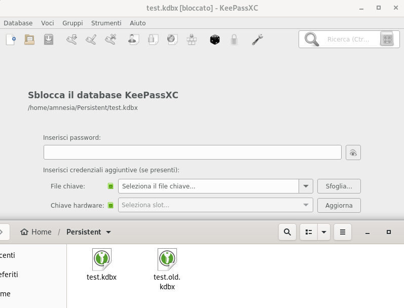 KeePassXC has a problem while saving the database (using Tails) · Issue #6710 · keepassxreboot ...
