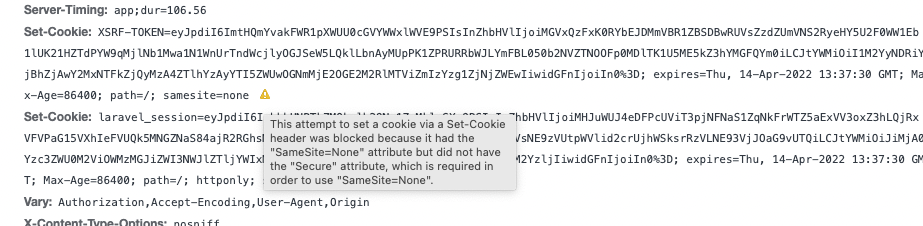 I am making an example of count, it gets error 419 :( help · Issue #831 ...