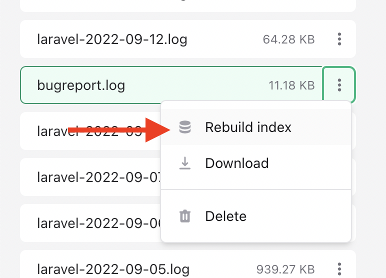 Undefined Array Key 1 · Issue 102 · Opcodesio Log Viewer · Github