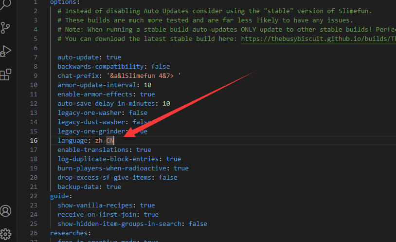 language · Issue #3854 · Slimefun/Slimefun4 · GitHub