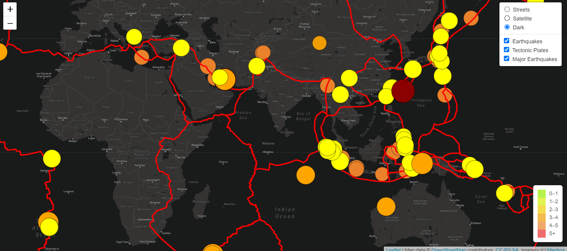 GitHub - Shantanu88-code/Mapping_Earthquakes: Using Pandas, D3 library, plotly, plotted ...