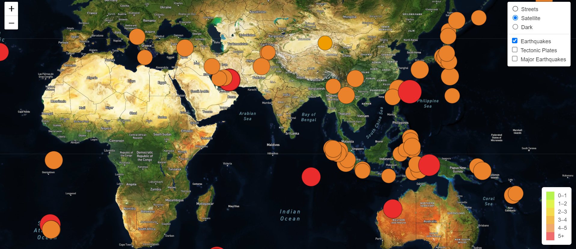 GitHub - Shantanu88-code/Mapping_Earthquakes: Using Pandas, D3 library, plotly, plotted ...