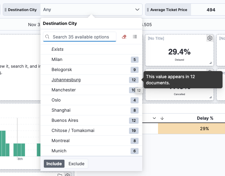 [Dashboard] [Controls] Show document count for each options list suggestion · Issue #145039 ...