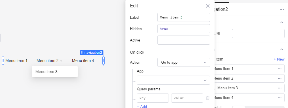 Component-navigation submenu item "hidden" & "active" don't work? · Issue #101 · openblocks-dev ...