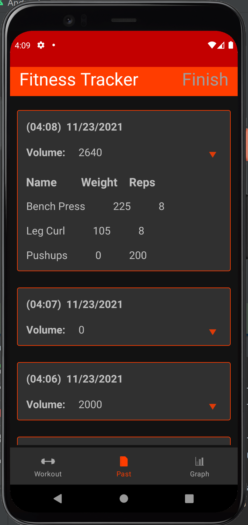 GitHub - DatN99/FitnessTracker: App that allows you to see your ...
