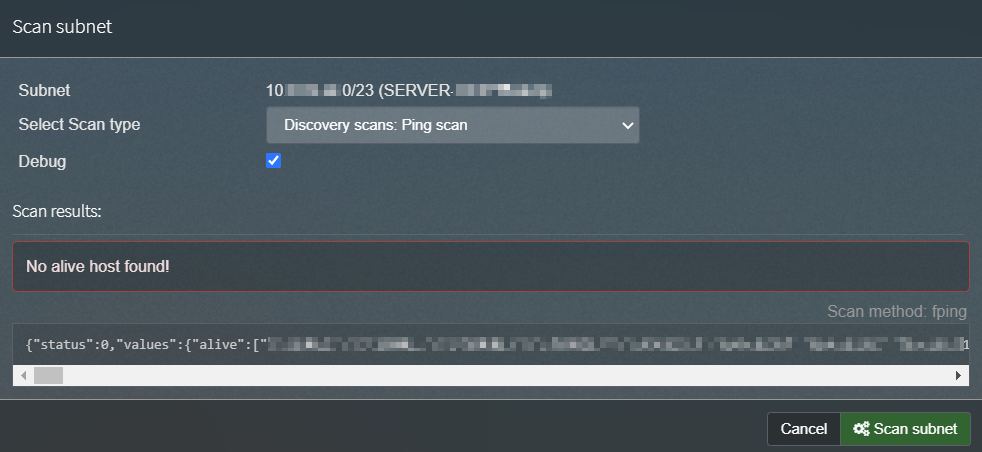 Ping Scan Failing Update Working · Issue 3332 · Phpipamphpipam · Github