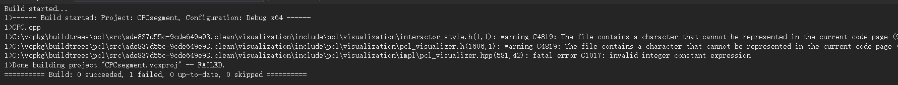 [compile error] Error including cloud_viewer.h · Issue #4890 · PointCloudLibrary/pcl · GitHub