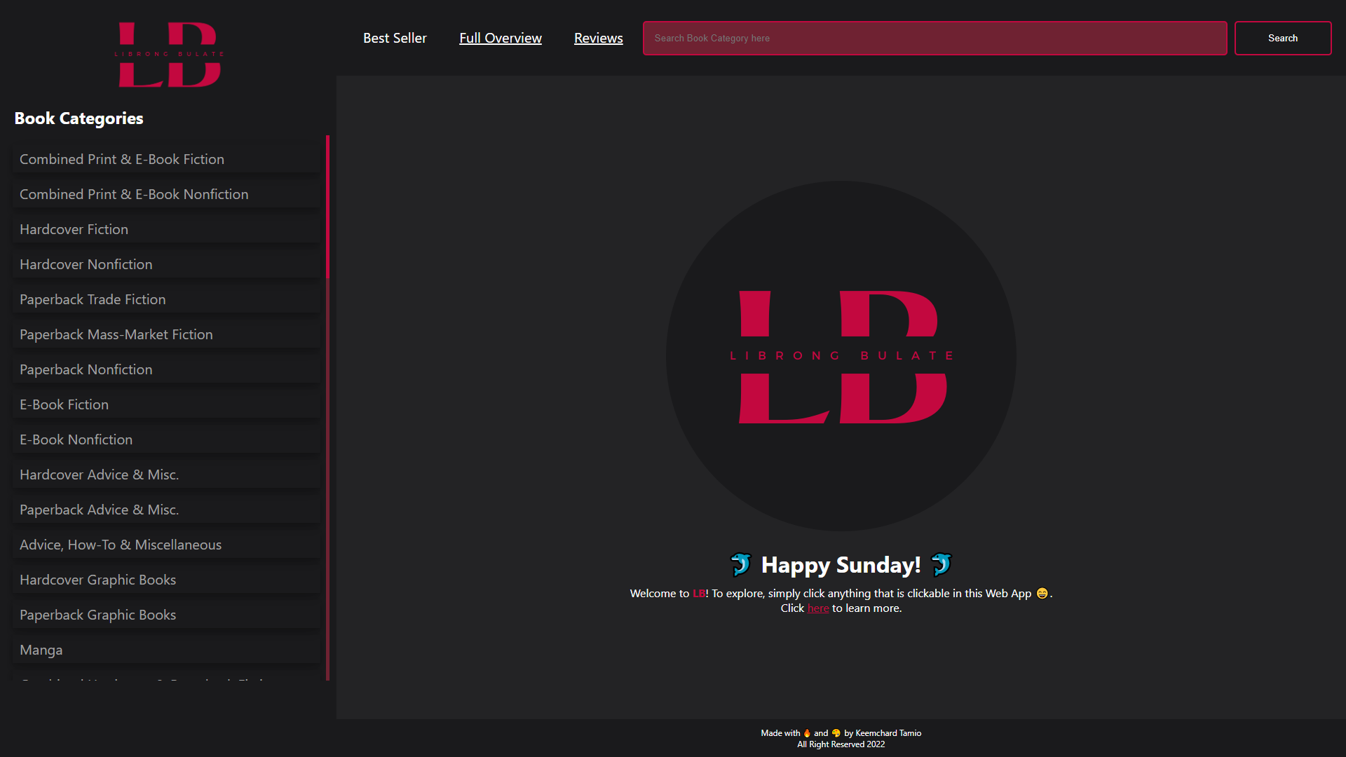 GitHub - Keemchard/Librong-Bulate: Web App for Bookworms