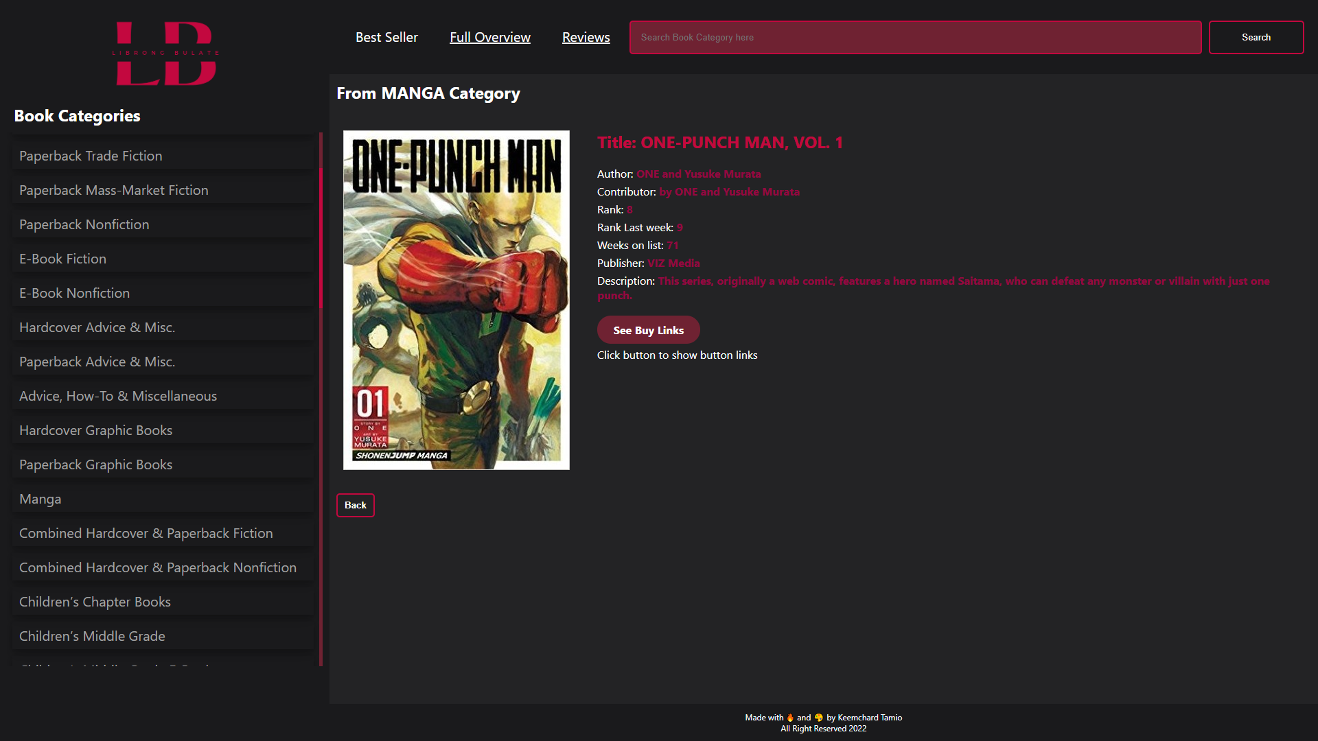 GitHub - Keemchard/Librong-Bulate: Web App for Bookworms